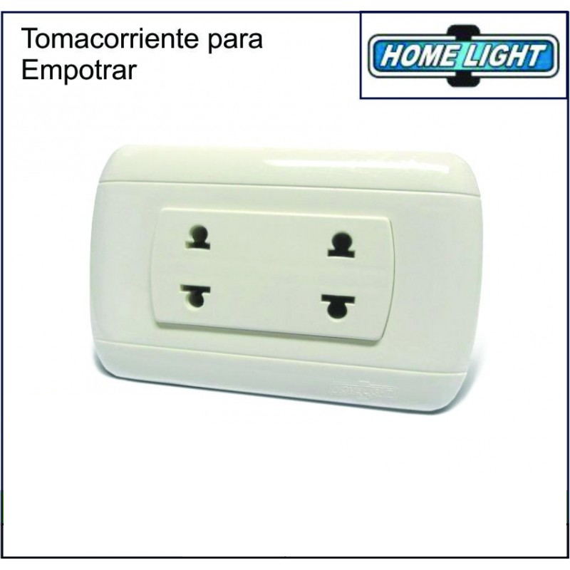 INTERRUPTOR DOBLE EMPOTRADO HOME LIGHT – Full herramientas